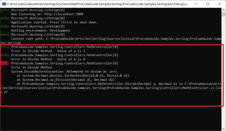 Setting Up Serilog In Aspnet Core Detailed Beginner Guide Pro Code Guide 3806