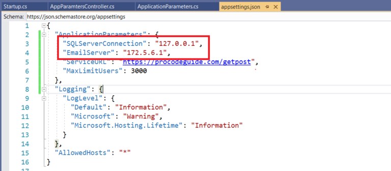How To Read Configuration Using Ioptions Pattern In Asp